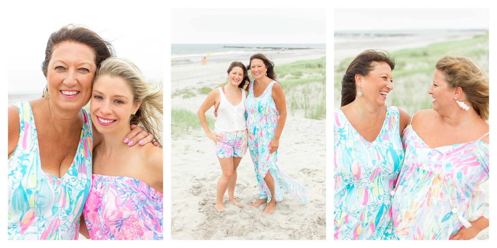 Lilly Pulitzer Family Session at Hampton Beach by Sarah Surette
