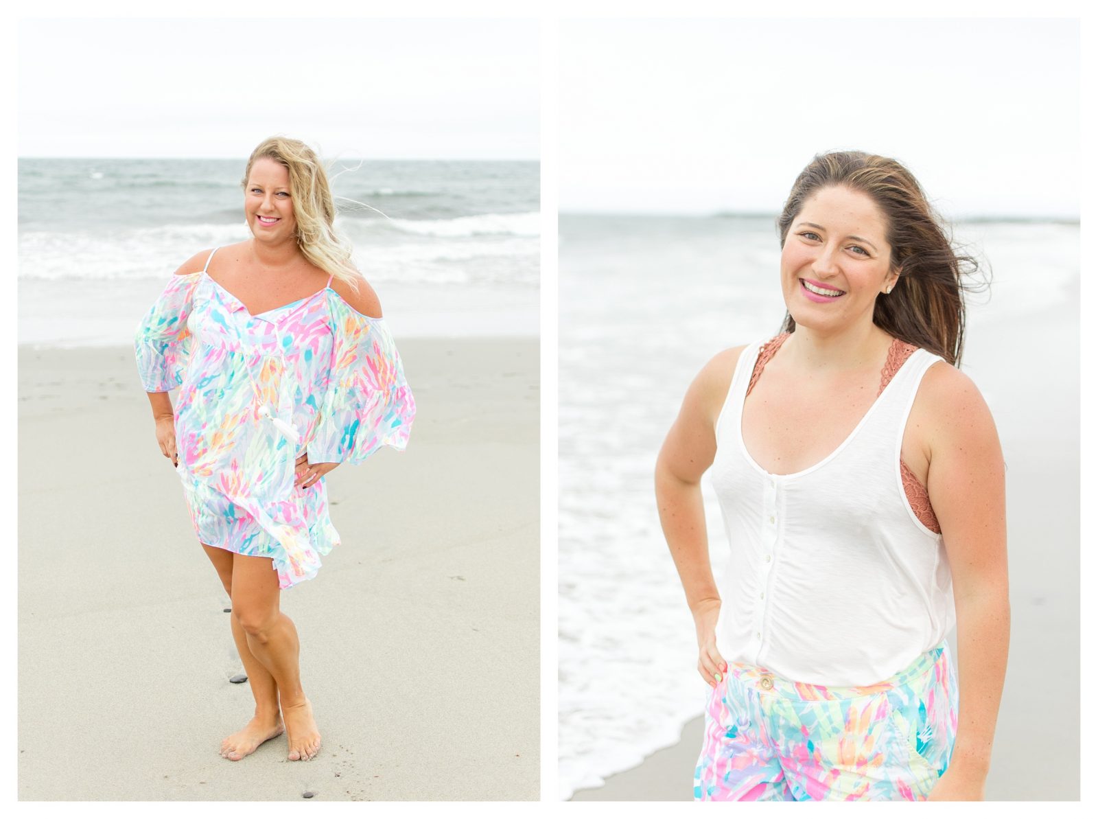 Lilly Pulitzer Family Session at Hampton Beach by Sarah Surette