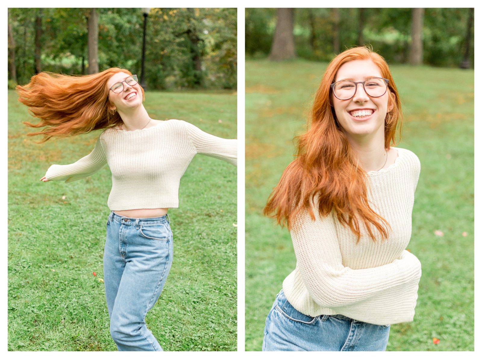 Molly's Playful Senior Session in Hudson photographed by Sarah Surette