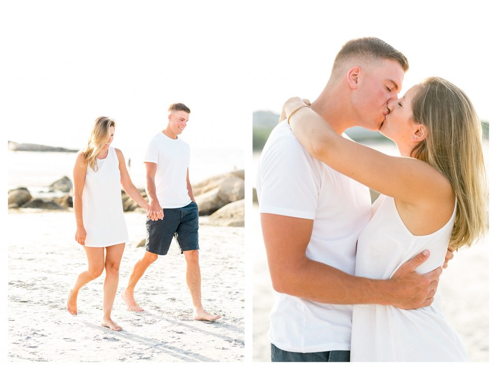 Kayla & Will's Wingaersheek Beach Engagement by Sarah Surette