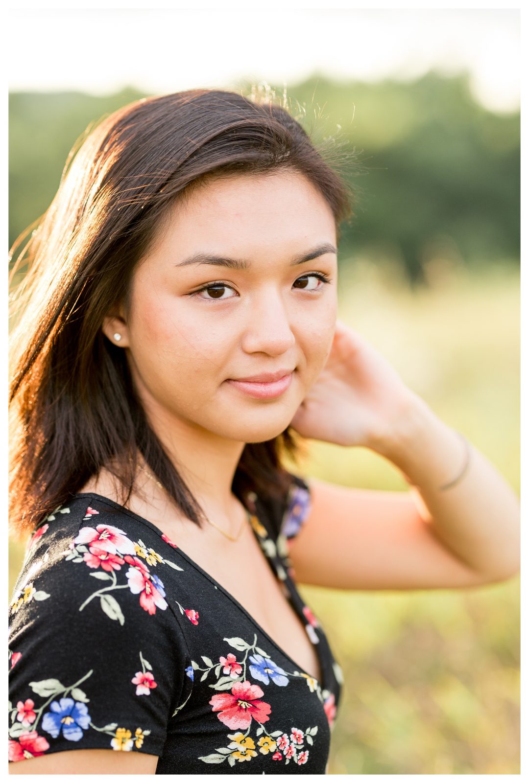 Julie's Glowy Senior Portrait Session in Westford, MA by Sarah Surette