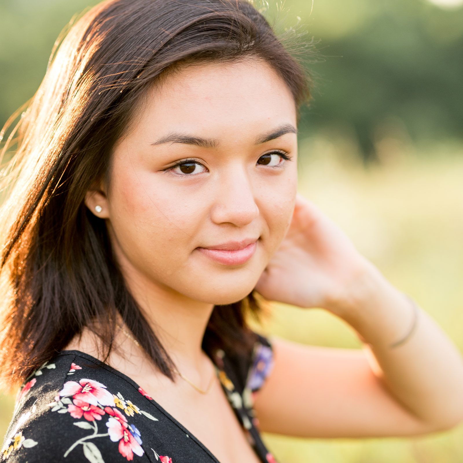Julie's Glowy Senior Portrait Session in Westford, MA by Sarah Surette