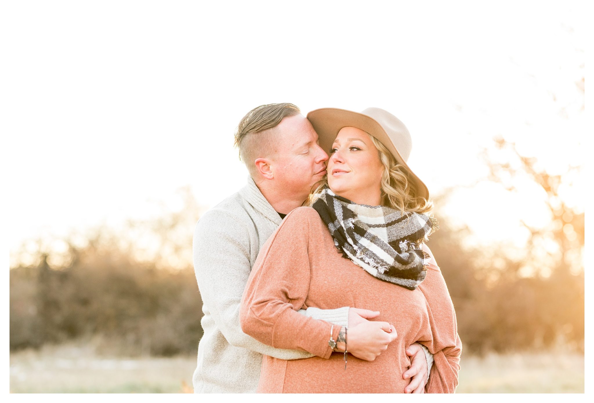 Winter Maternity Session: Kat & Mike photographed by Sarah Surette